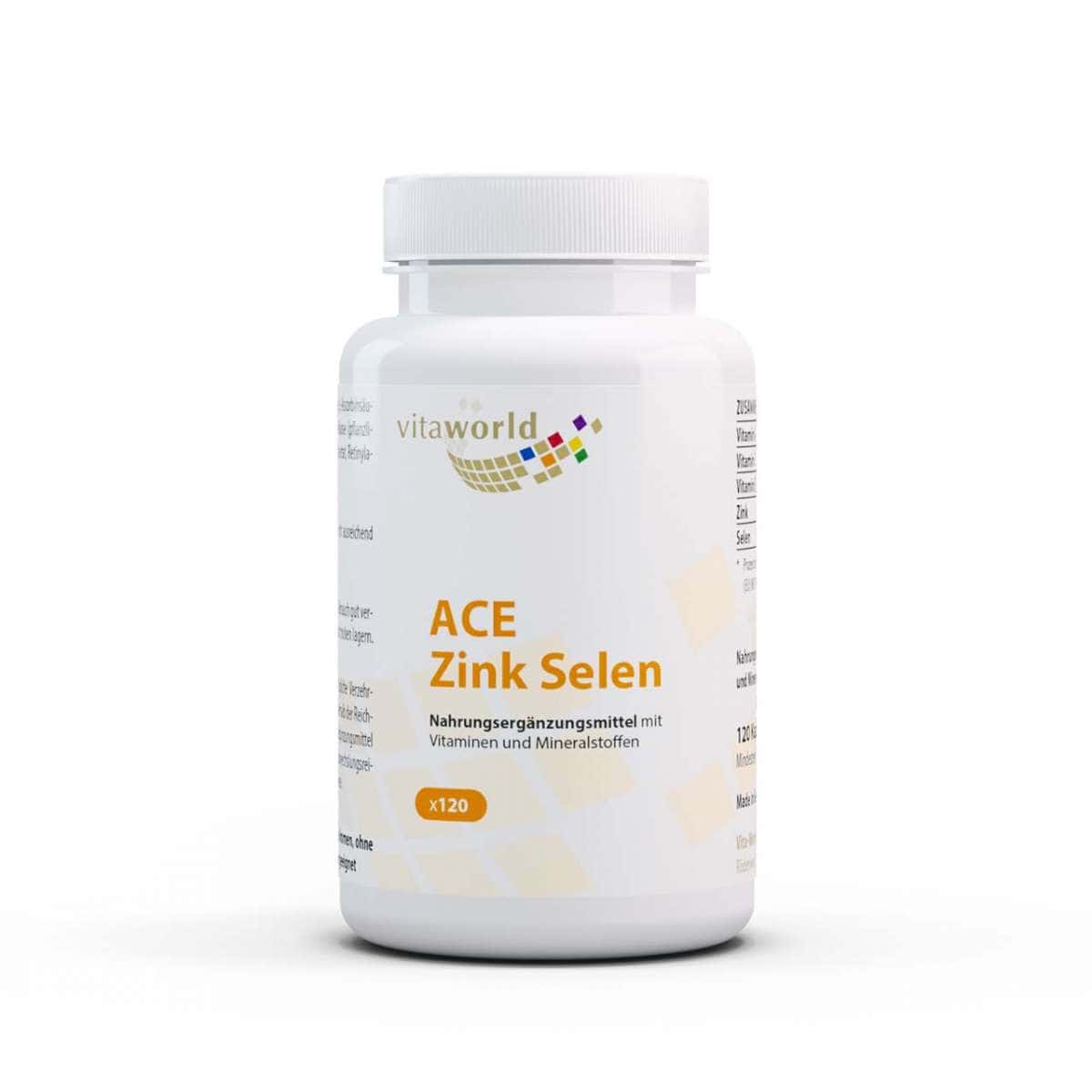 Woele | Vitaworld ACE zink + selenium 120 capsules